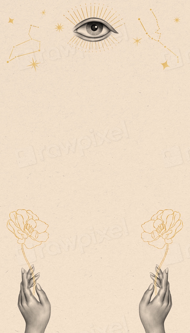 Spiritual illustration, aesthetic iPhone wallpaper | Free Photo - rawpixel