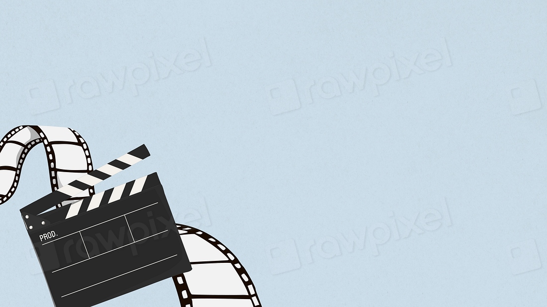 Movie reel border desktop wallpaper, | Free Photo Illustration - rawpixel