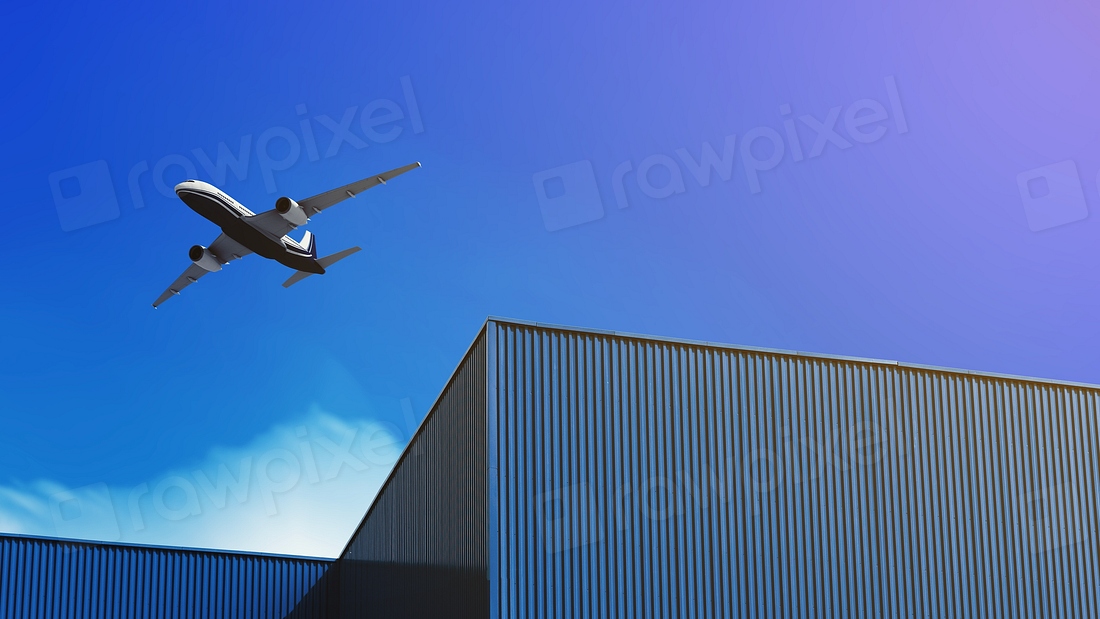 Flying plane, gradient desktop wallpaper | Premium Photo - rawpixel