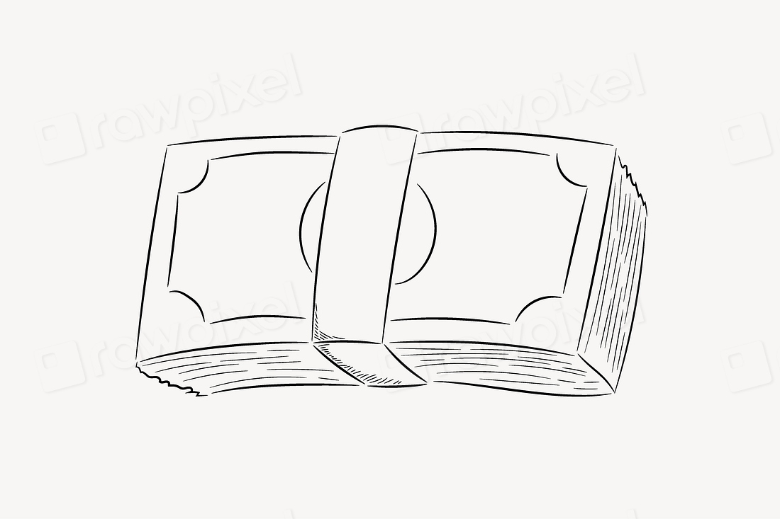 Money line art vector | Premium Vector - rawpixel