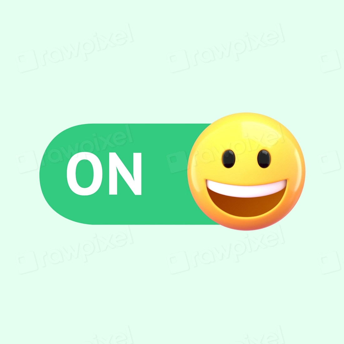 Smiling emoticon slide icon | Free Photo Illustration - rawpixel