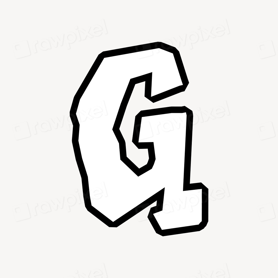 G letter, street graffiti English | Free Photo Illustration - rawpixel