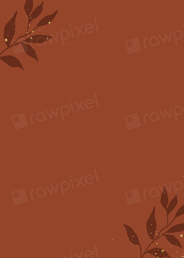 Brown botanical background design | Premium Photo Illustration - rawpixel