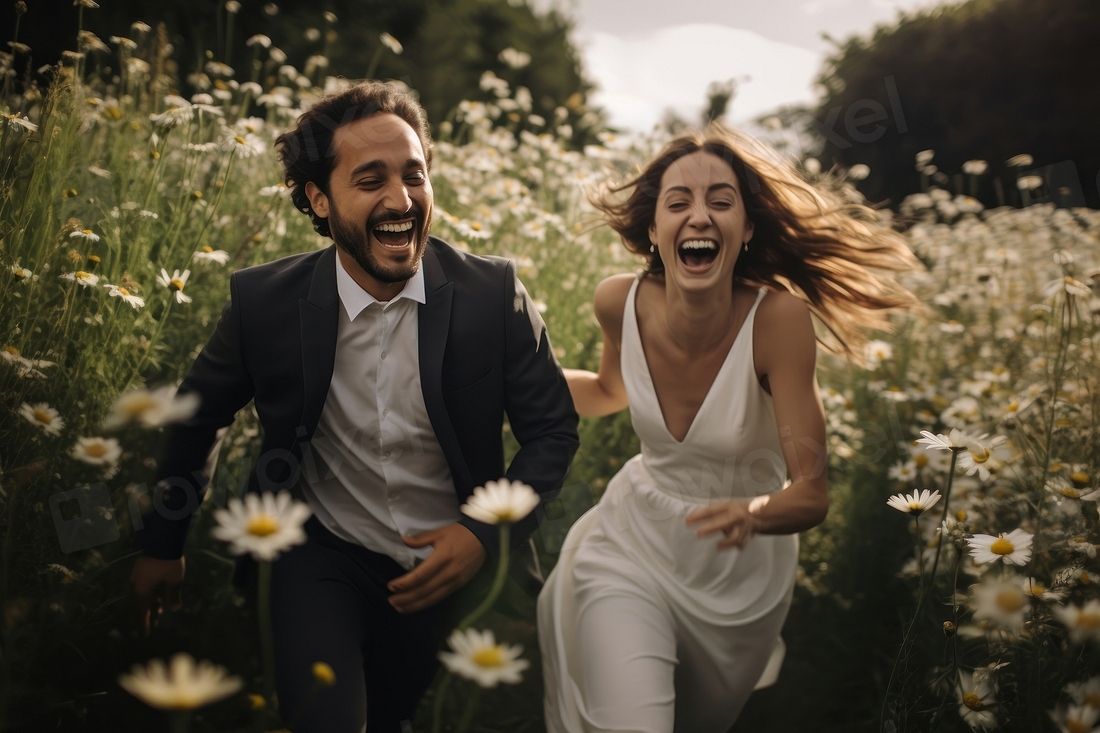 Laughing flower wedding plant design | Free Photo - rawpixel