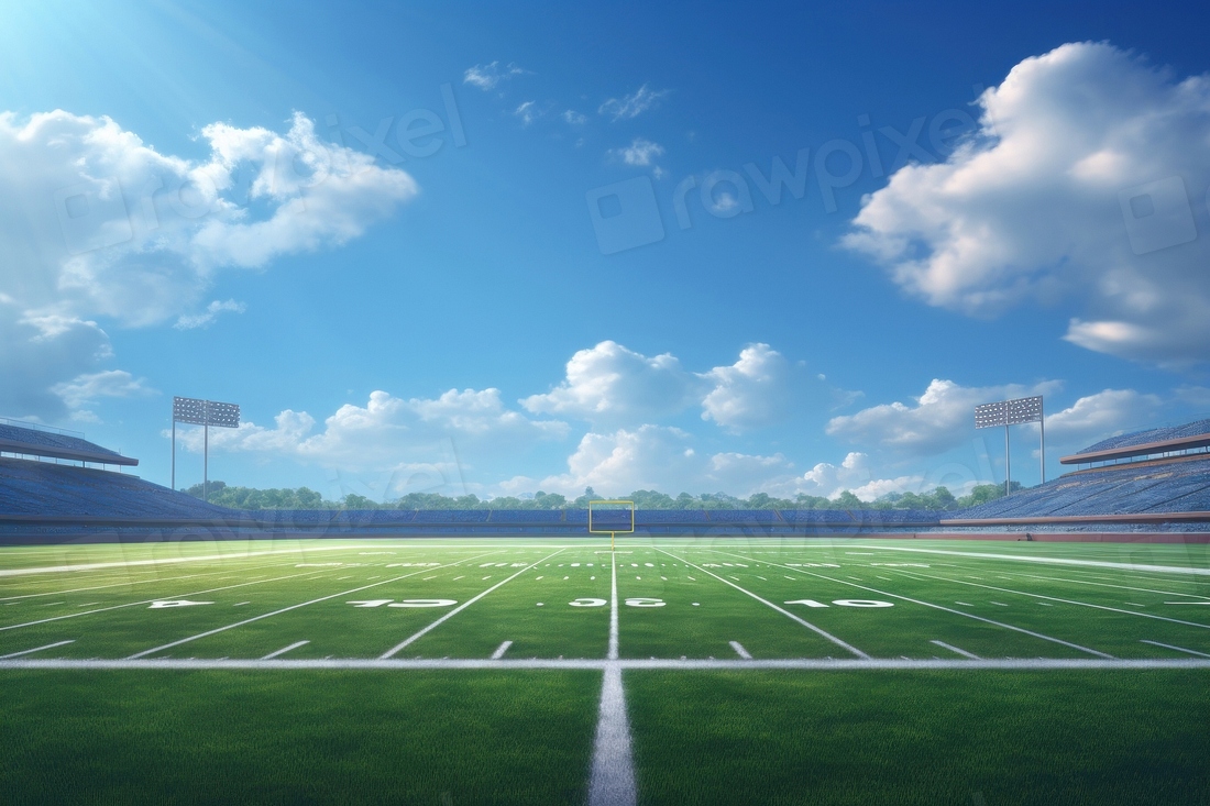 Outdoors football field day design | Free Photo Illustration - rawpixel