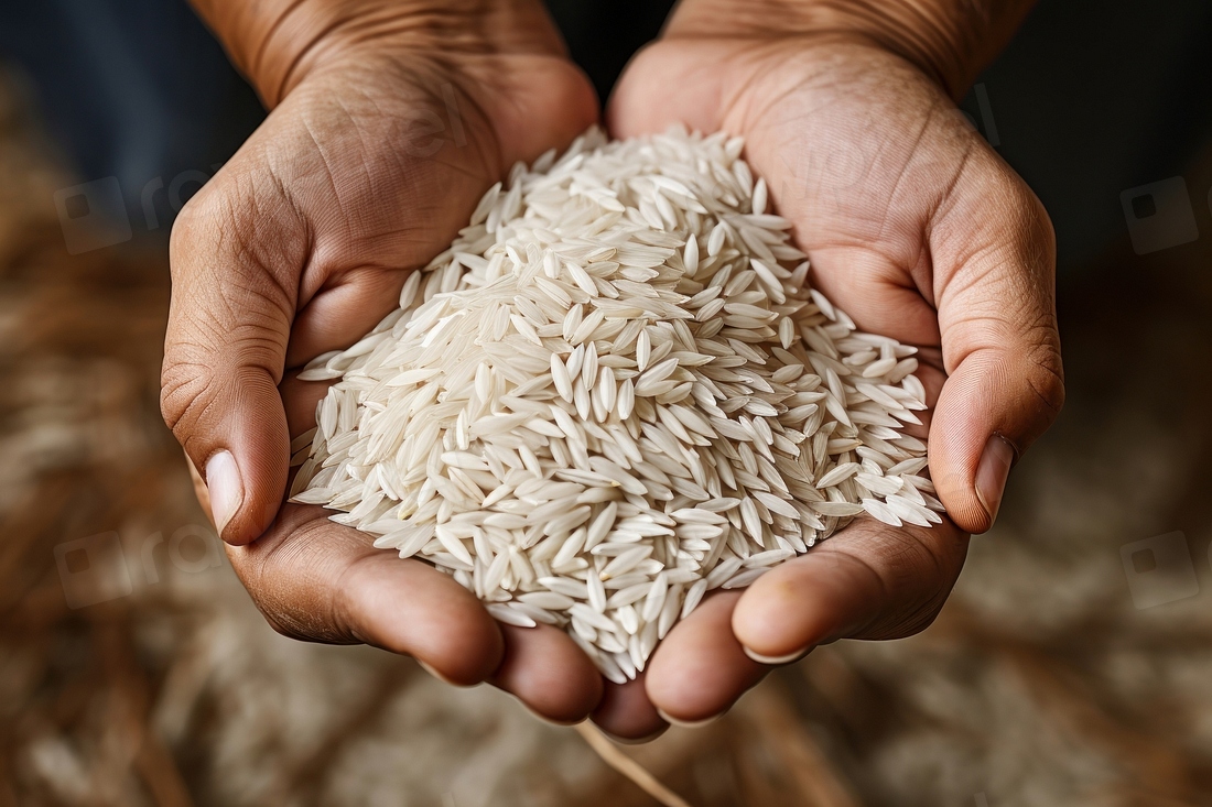 Rice holding food hand. AI | Free Photo - rawpixel
