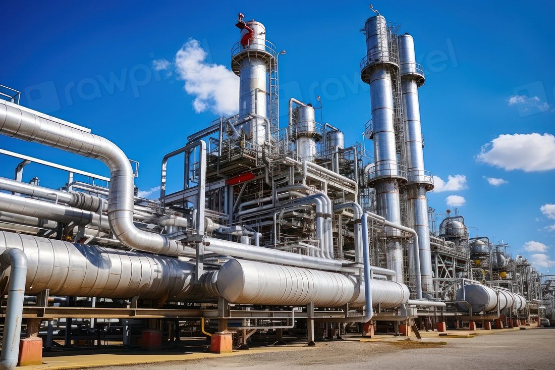 Refinery factory architecture vehicle | Premium Photo - rawpixel