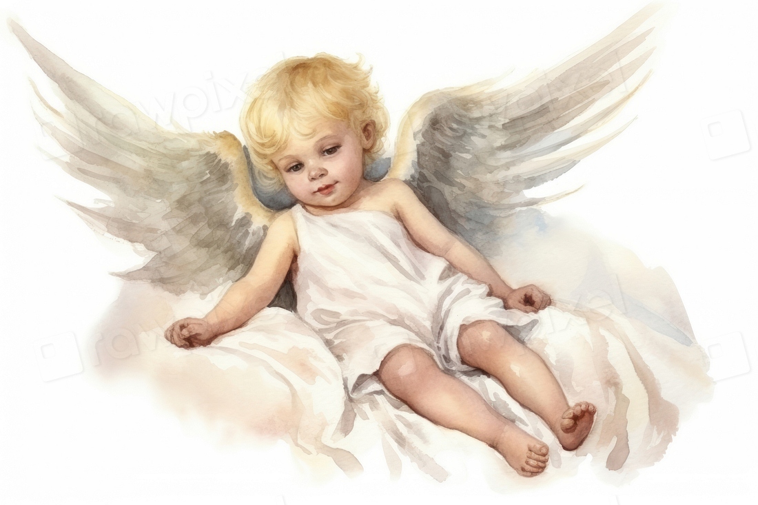 Angel baby representation spirituality. AI | Free Photo - rawpixel