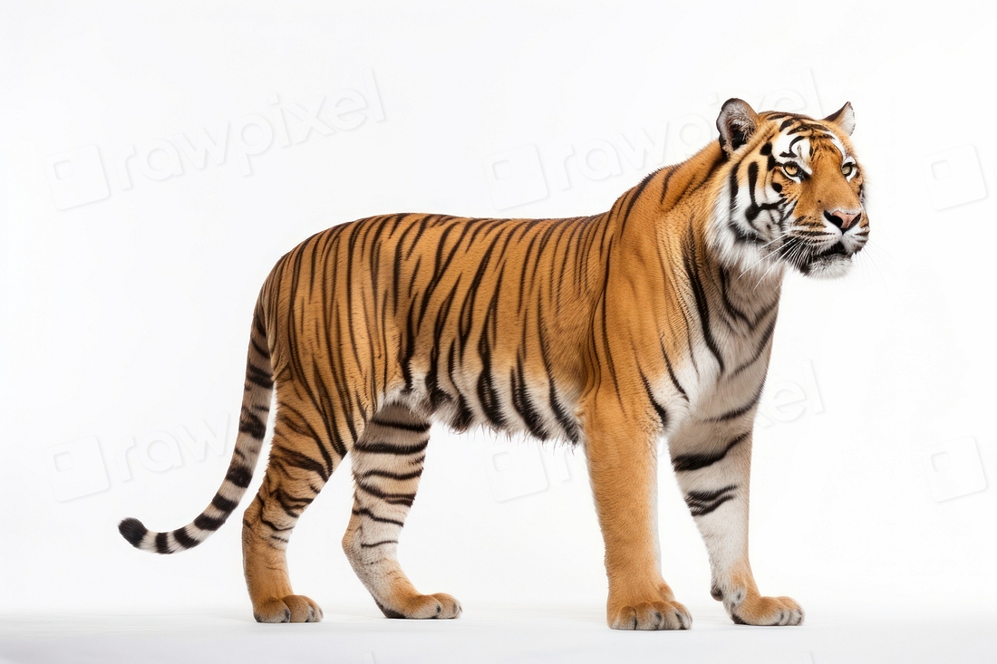 Tiger wildlife standing animal. | Free Photo - rawpixel