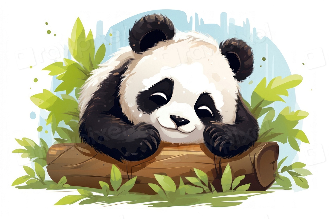 Wildlife animal mammal panda. | Premium Photo Illustration - rawpixel