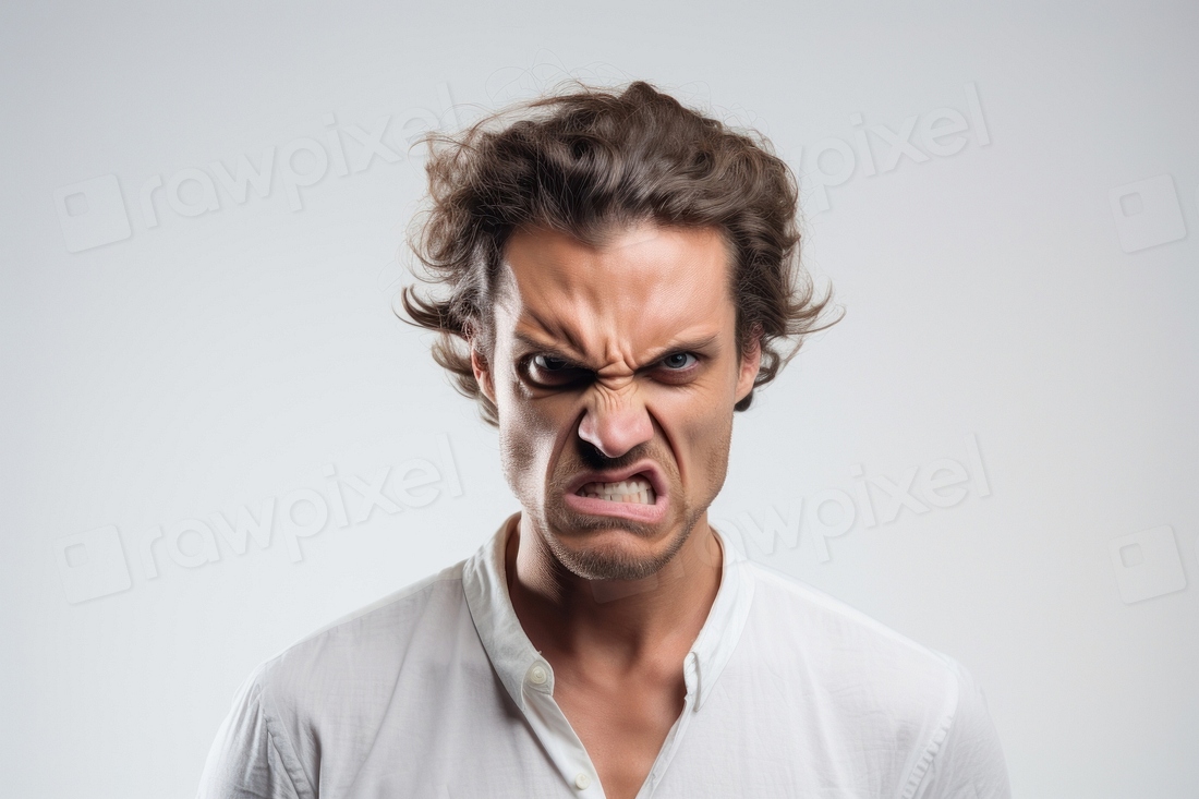 Male angry face portrait shouting | Premium Photo - rawpixel