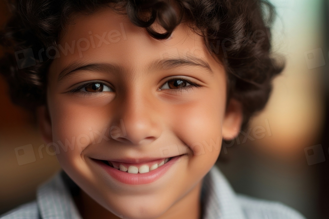 Portrait smiling teeth smile. AI | Free Photo - rawpixel