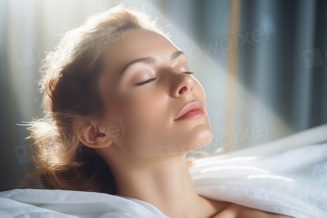 Adult woman contemplation comfortable. AI | Free Photo - rawpixel