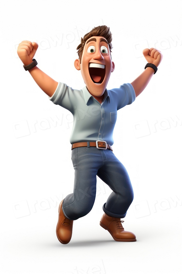 Cartoon face achievement excitement | Premium Photo Illustration - rawpixel