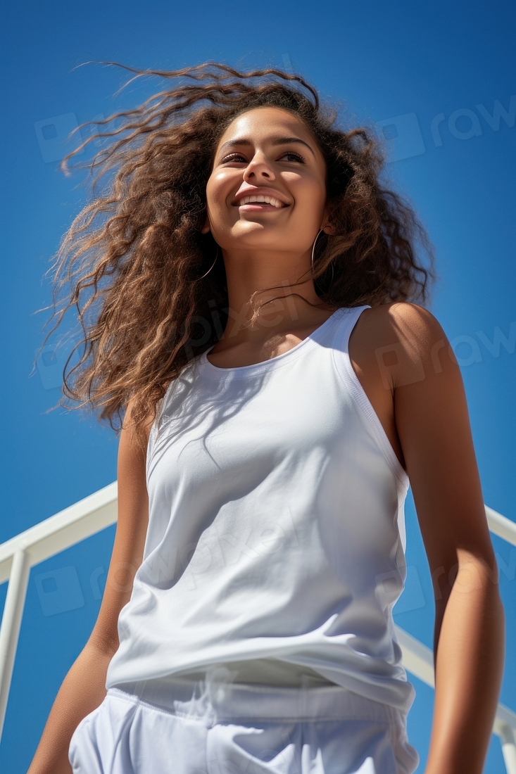 Portrait outdoors sunny adult. AI | Free Photo - rawpixel