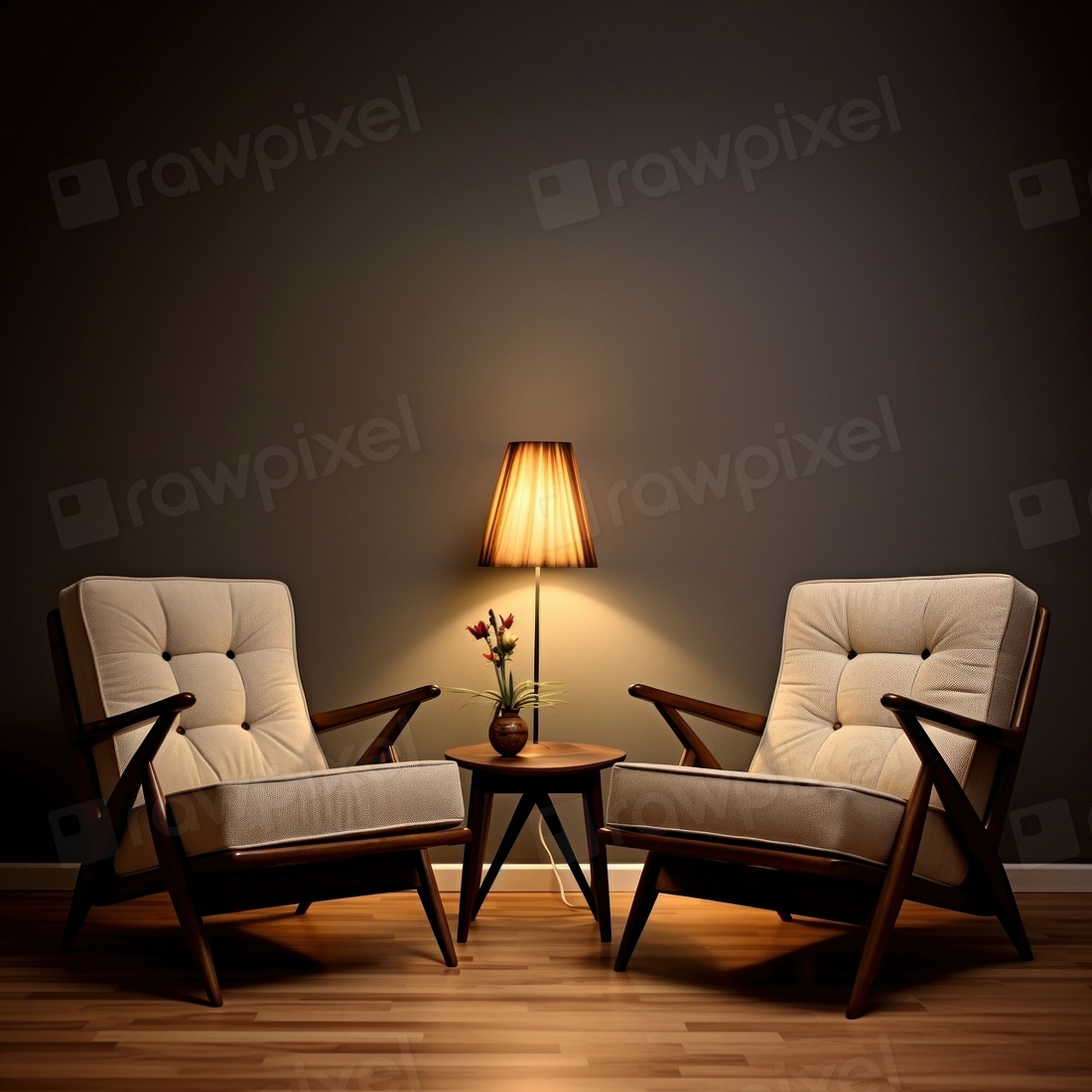 Furniture armchair light lamp | Free Photo - rawpixel