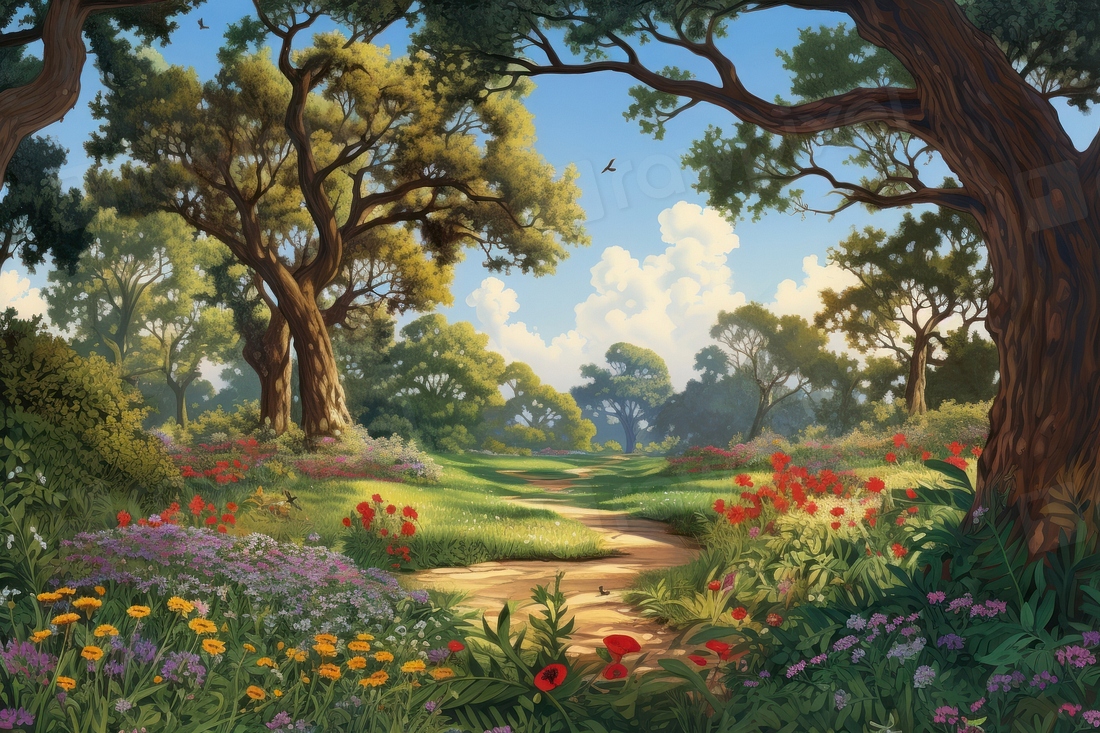 Flower tree park landscape | Premium Photo - rawpixel