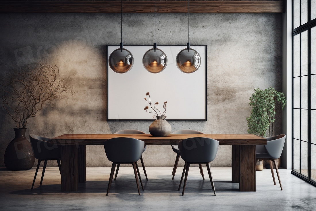 Chair table architecture furniture. | Premium Photo - rawpixel