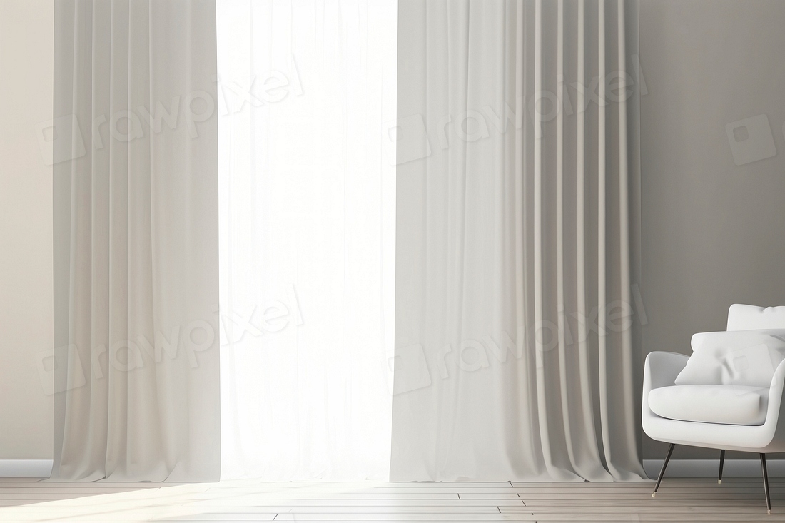 Window curtain mockup, interior psd | Premium PSD Mockup - rawpixel
