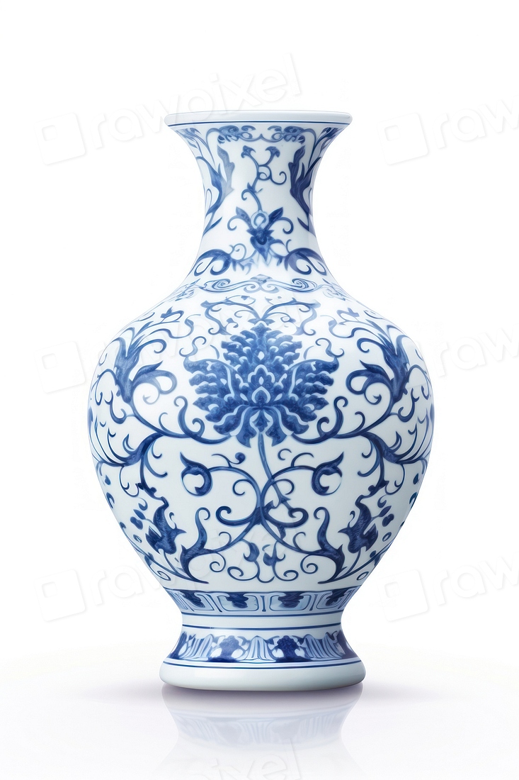 Chinese vase porcelain pottery pattern. | Premium Photo - rawpixel