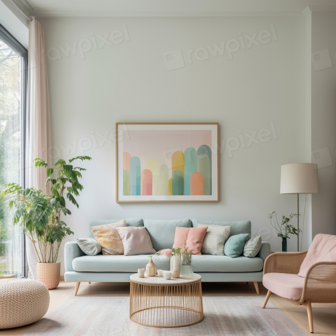 Room architecture furniture cushion | Free Photo - rawpixel