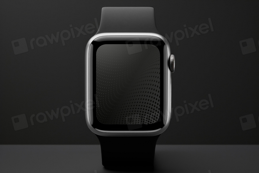 Blank smartwatch screen, digital device | Premium Photo - rawpixel