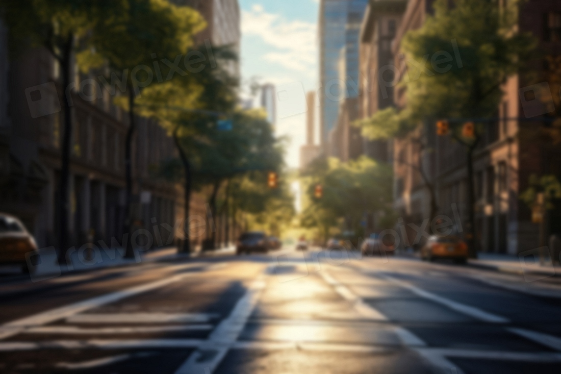 Blurred city street backdrop, natural | Free Photo - rawpixel