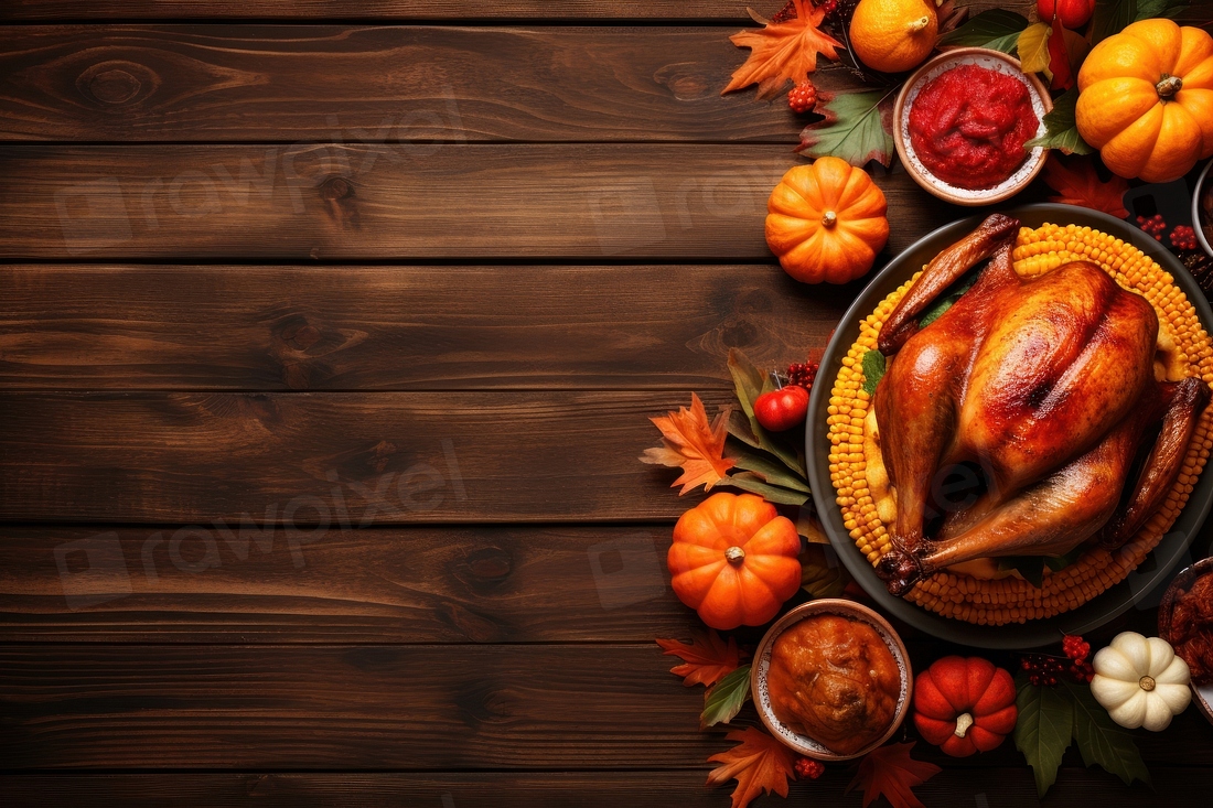 Dinner thanksgiving pumpkin turkey. | Free Photo - rawpixel