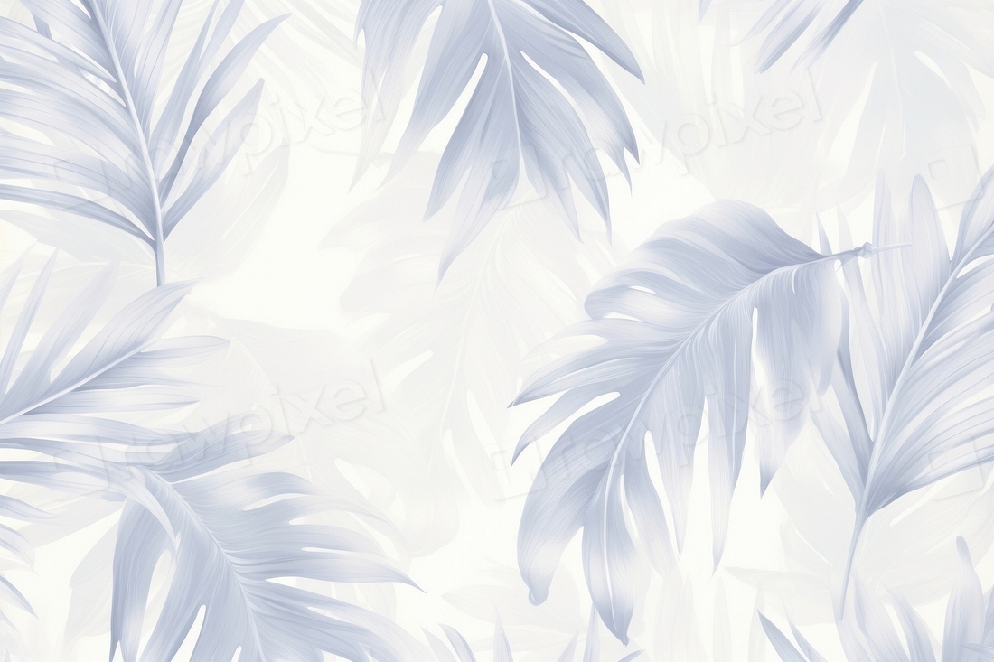 Palm tree pattern white wallpaper | Premium Photo Illustration - rawpixel