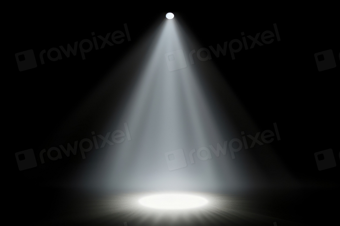 Stage spotlight effect, black background | Free Photo Illustration ...