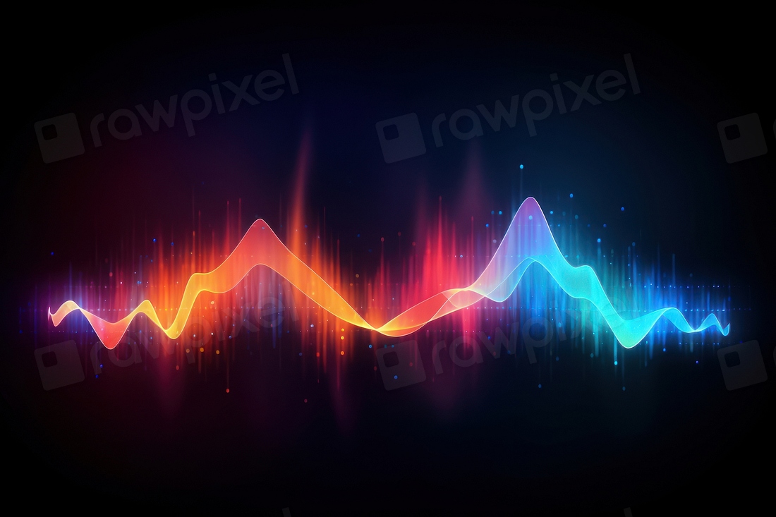 Rainbow sound wave effect AI | Premium Photo - rawpixel