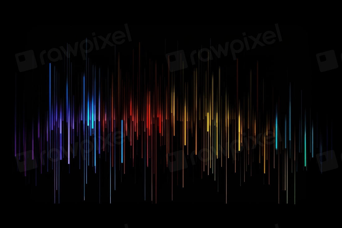 Rainbow sound wave effect | Premium Photo - rawpixel