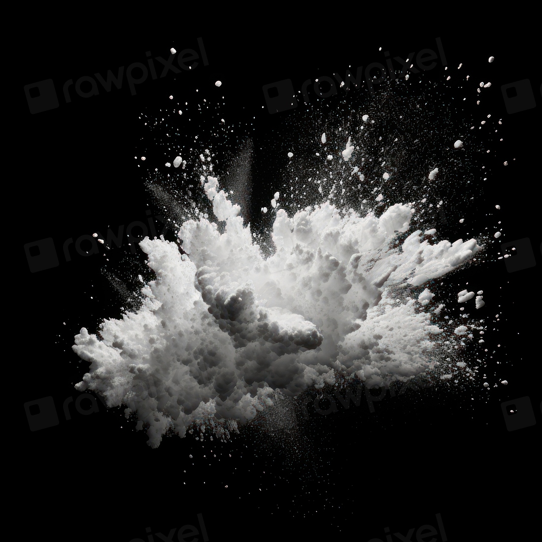 Exploding white powder effect image | Premium Photo - rawpixel