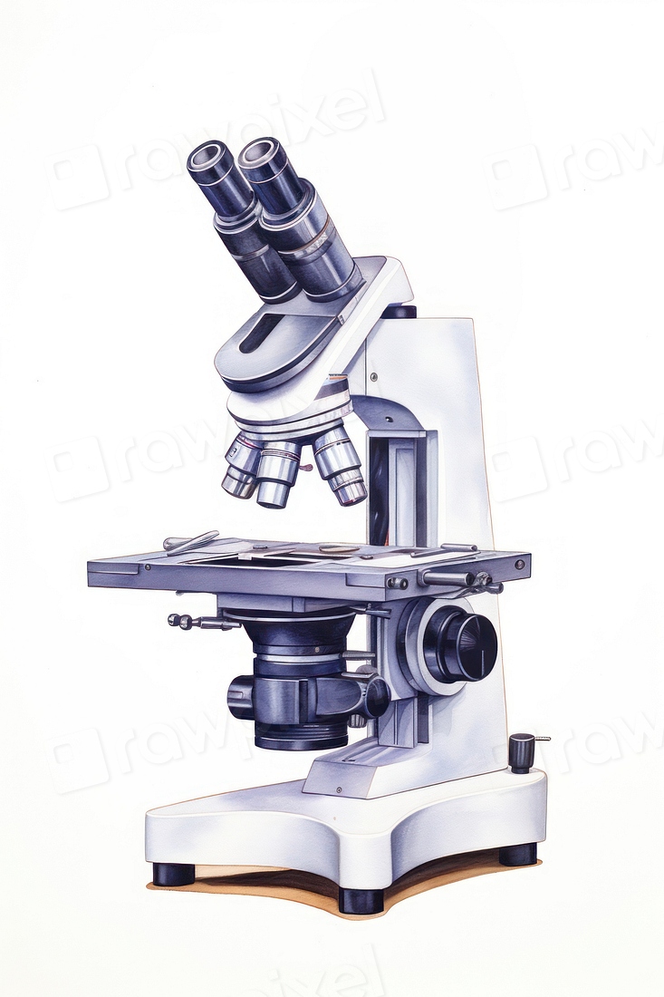 Metallic light grey Microscope microscope | Free Photo Illustration ...