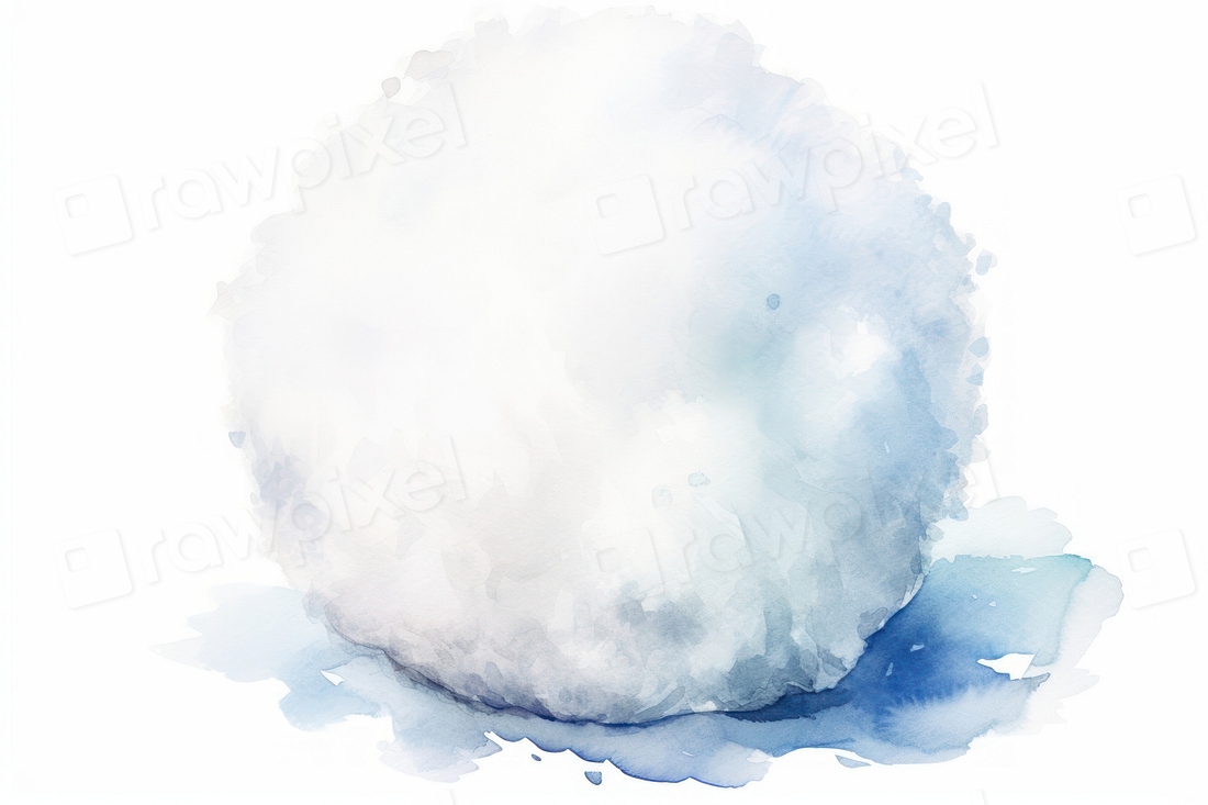 Snowball white snow white background. | Free Photo Illustration - rawpixel