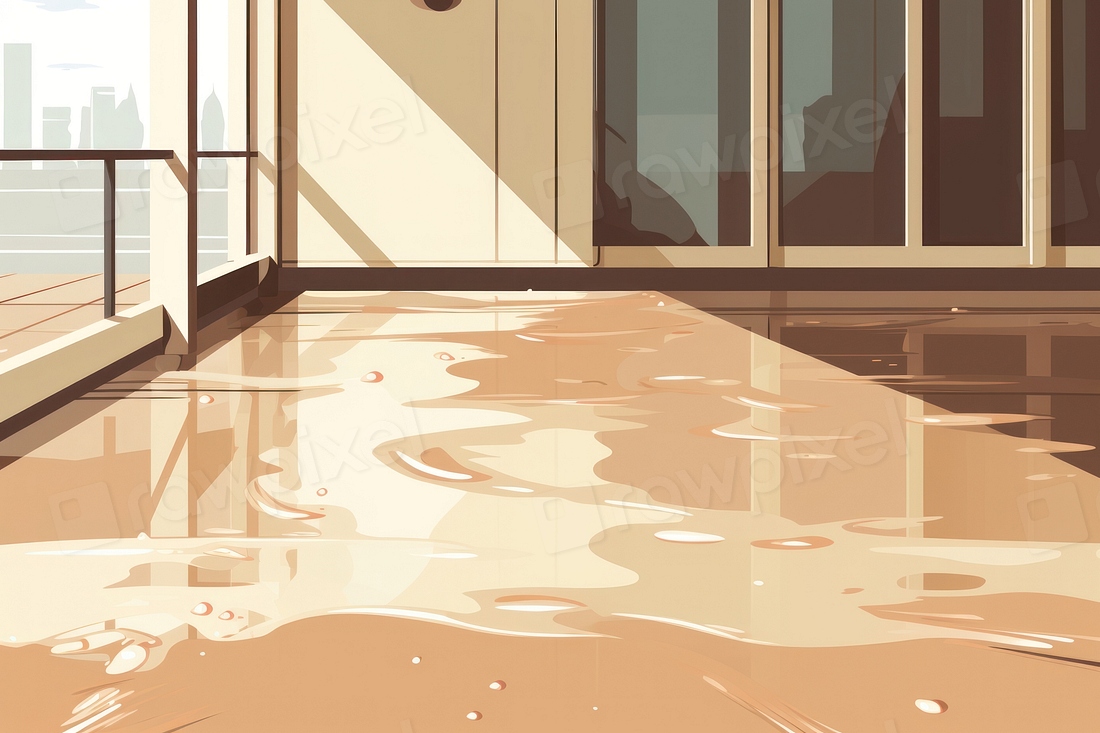 Wet floor flooring architecture reflection. | Free Photo Illustration ...