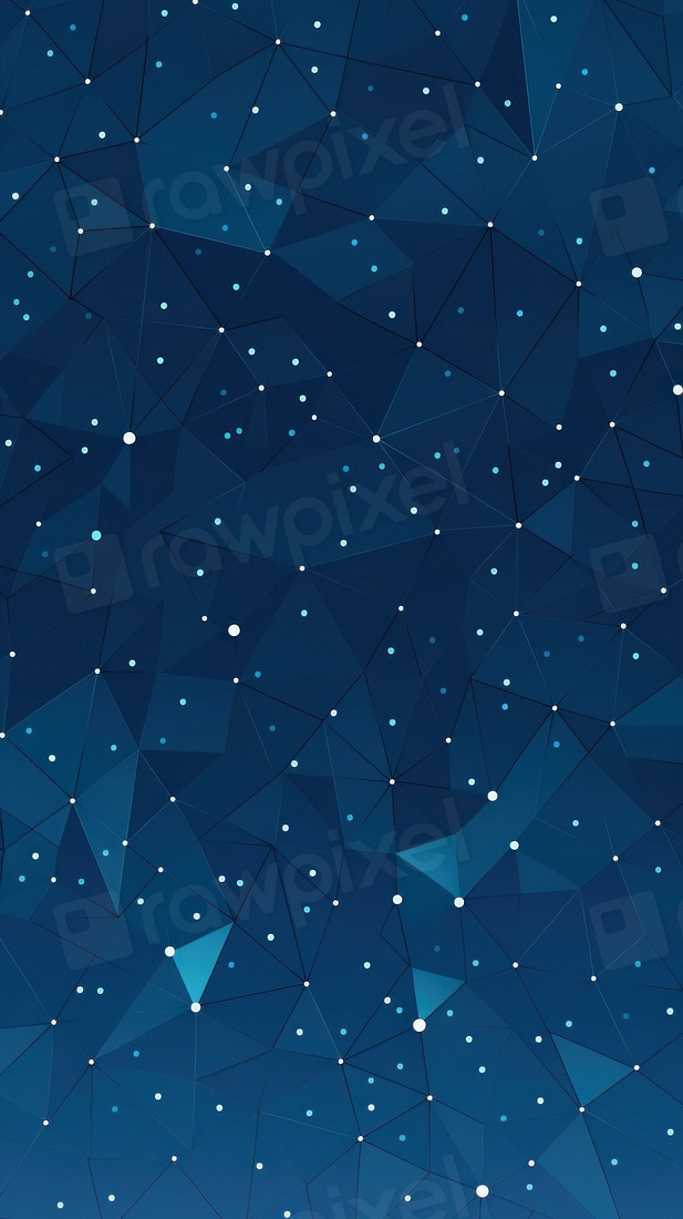 Wallpaper pattern blue night constellation | Premium Photo Illustration ...