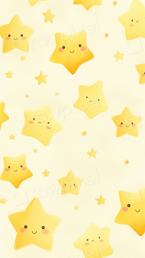 Pattern yellow paper star | Premium Photo Illustration - rawpixel