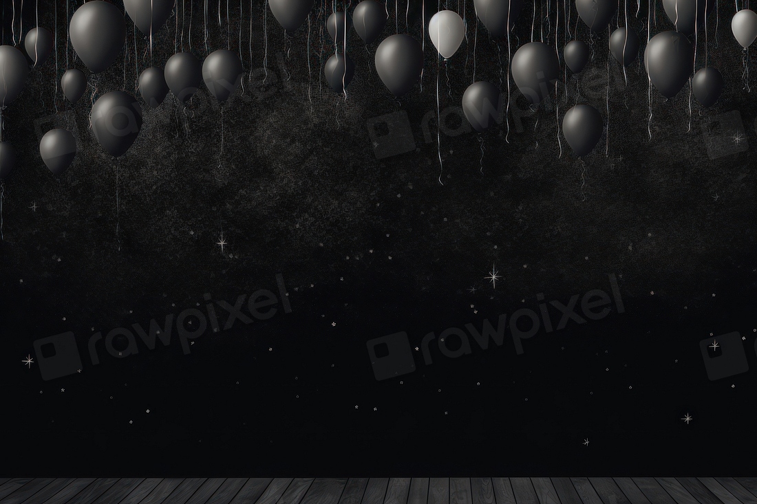 Balloon black night backgrounds. | Premium Photo Illustration - rawpixel