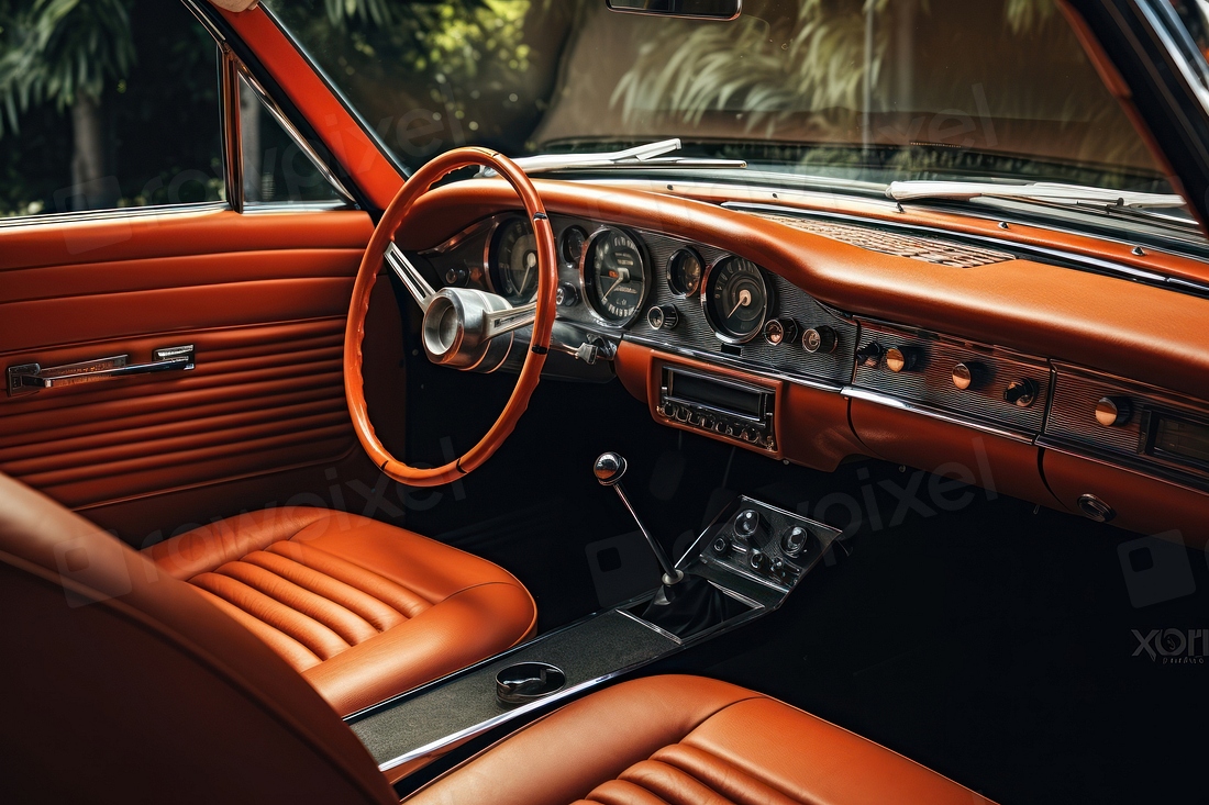Retro Car Interior car vehicle | Premium Photo - rawpixel