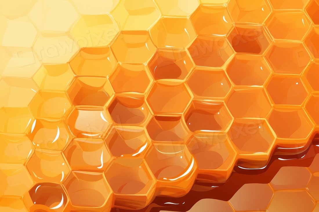 Honey comb backgrounds honeycomb repetition. | Free Photo Illustration ...