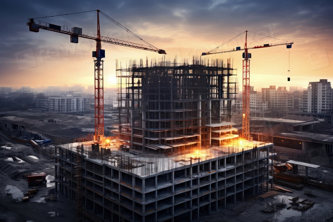 Highrise construction site architecture building | Free Photo - rawpixel