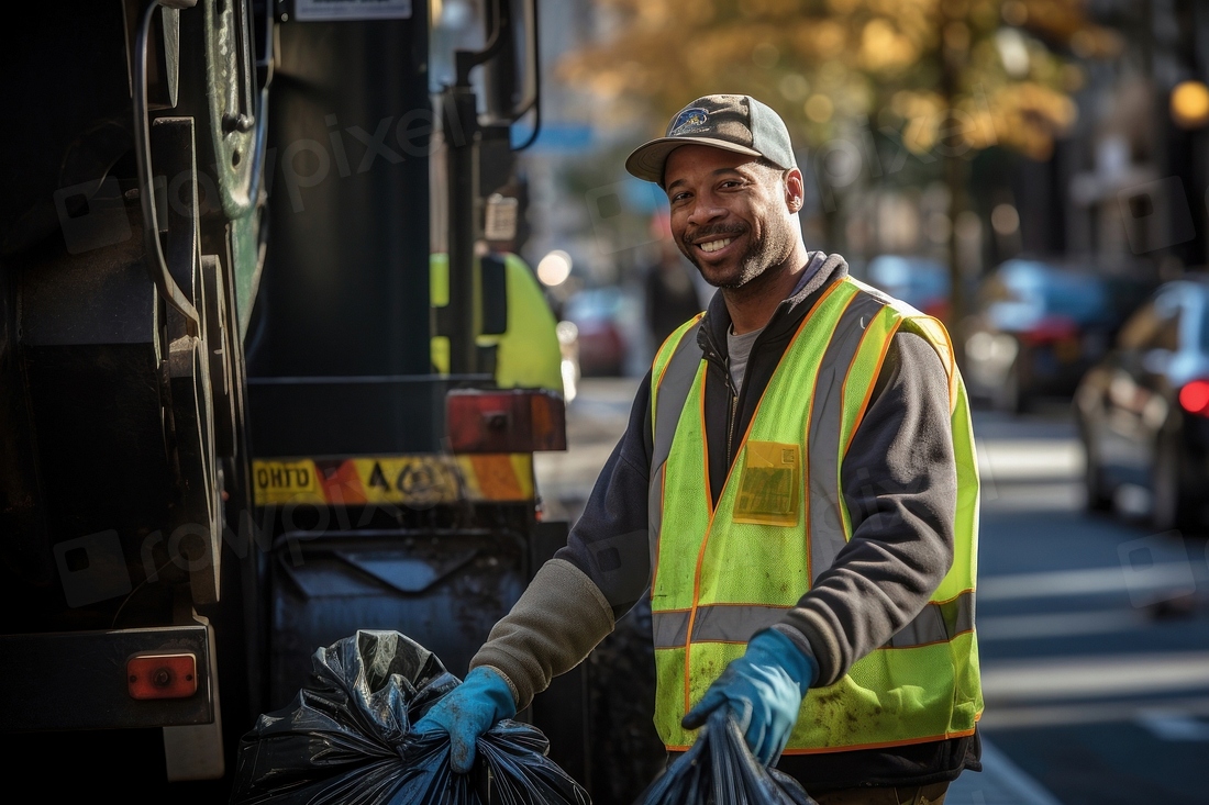 Cleaning service vehicle smiling truck. | Premium Photo - rawpixel