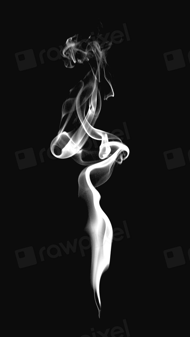 Incense stick smoke collage element | Premium PSD - rawpixel