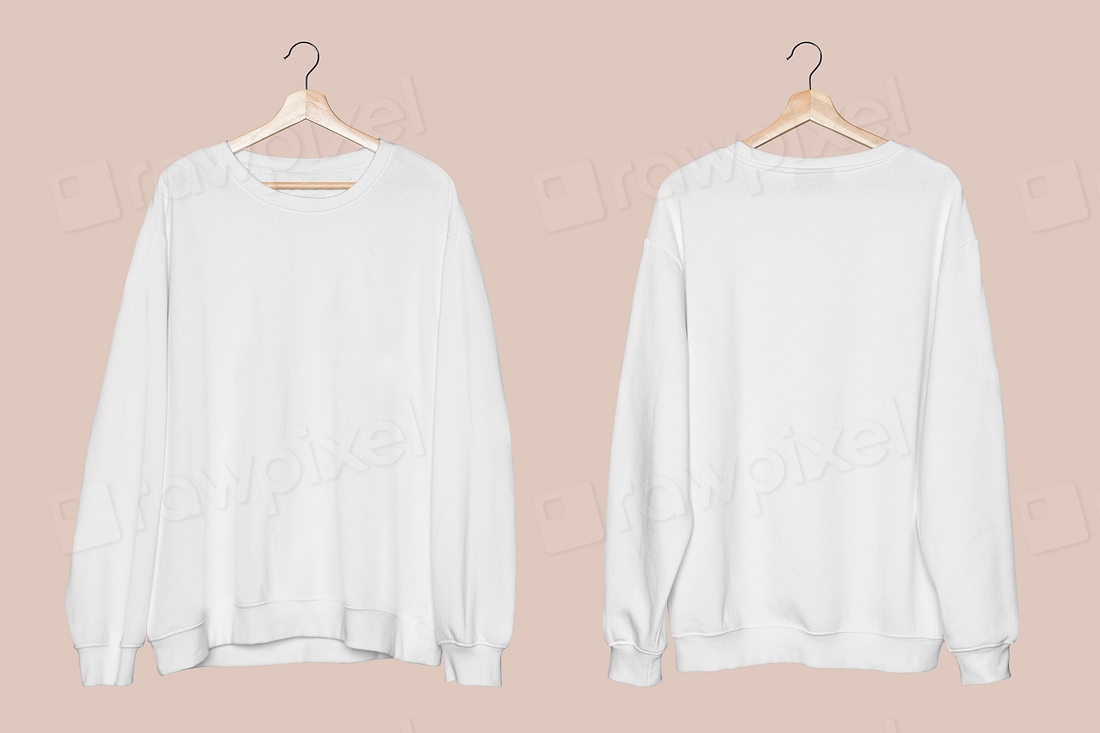 White sweater mockup psd unisex | Premium PSD Mockup - rawpixel