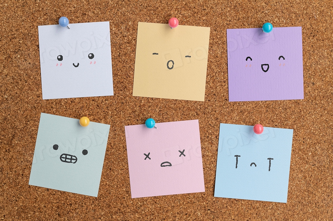 Colorful note papers mockup psd | Premium PSD Mockup - rawpixel