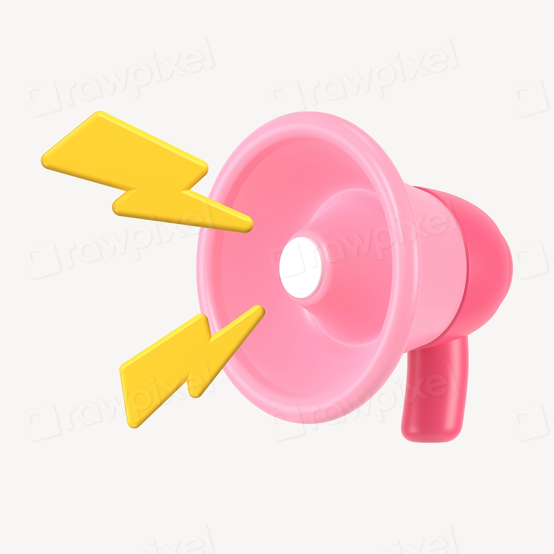 3D megaphone, marketing sticker, digital | Premium PSD - rawpixel