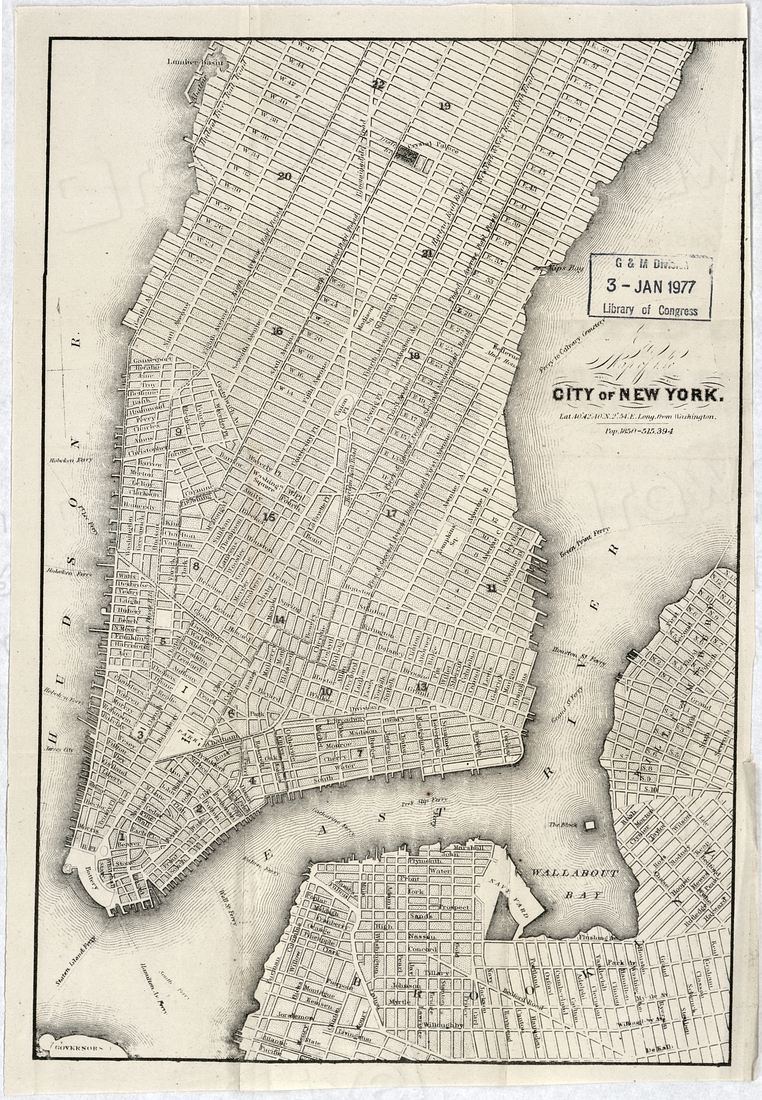 Map city New York (1860) | Free Photo - rawpixel