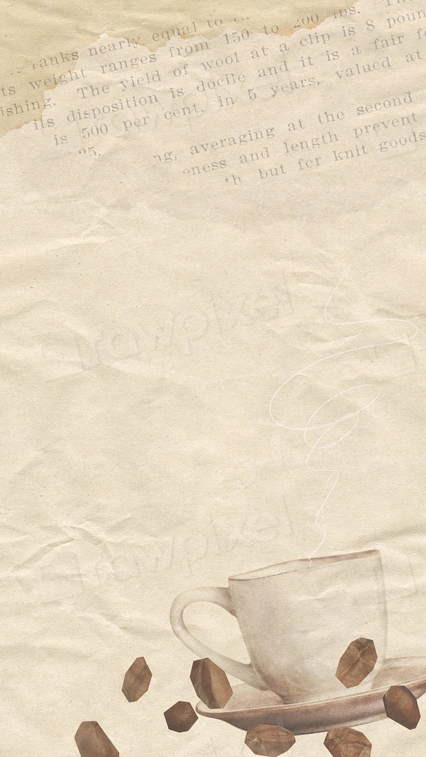 Morning coffee aesthetic phone wallpaper, | Premium Photo - rawpixel