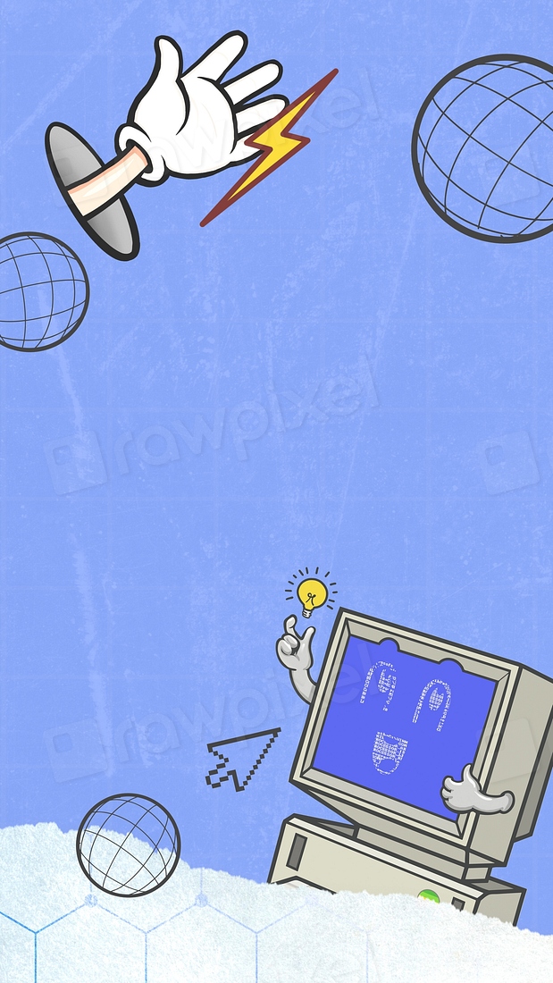 Global network computer phone wallpaper, | Premium Photo - rawpixel